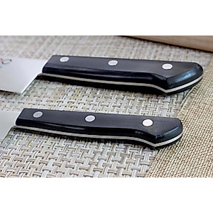 MAC Knife Chef series 2-piece starter knife set H-30, HB-85 Chef series 8.5" Gyutou-style Chef's knife and HB-55 Chef series 5.5" Utility knife, handcrafted in Seki, Japan