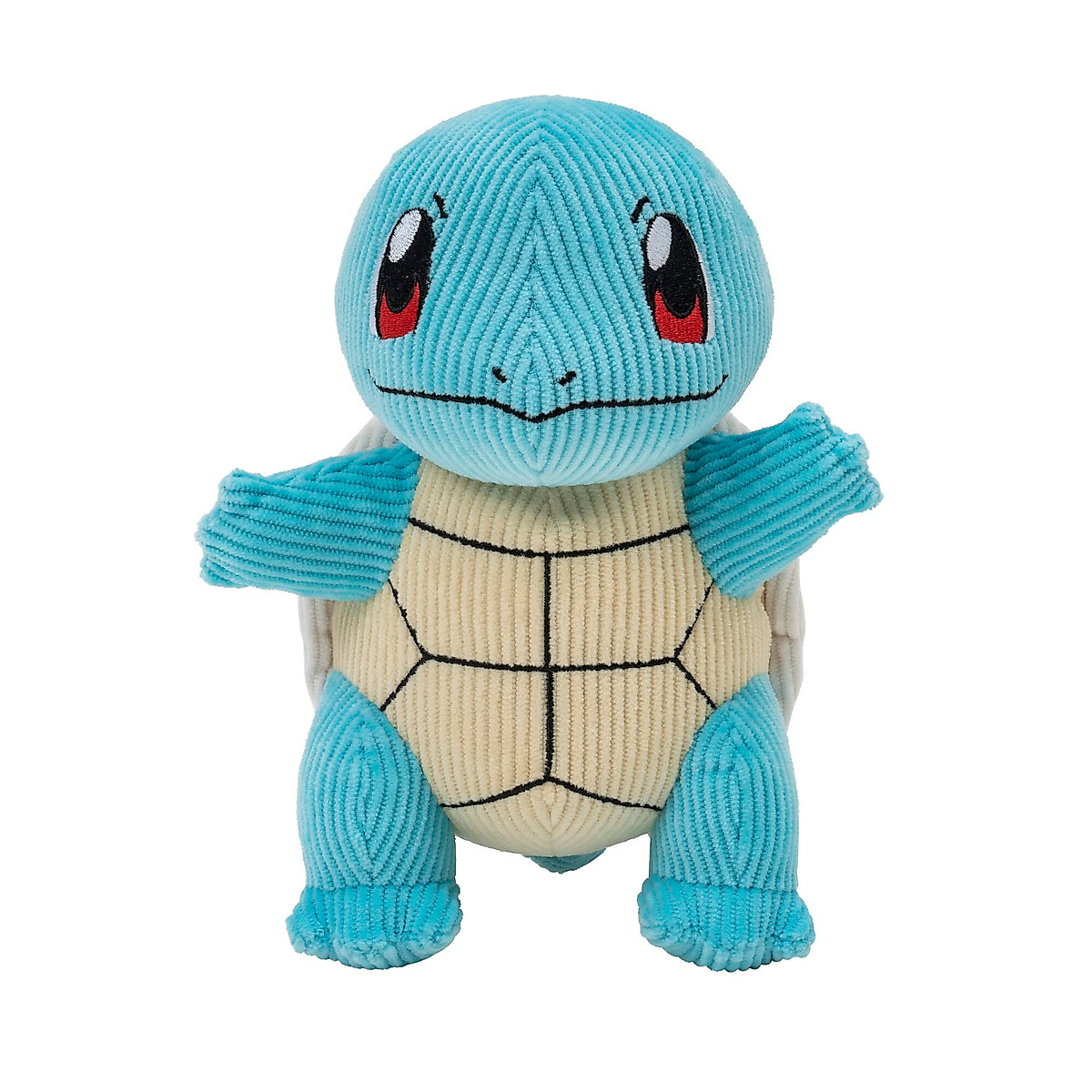 Pokemon Select Corduroy Sqirtle Plush - 8-Inch - Unique Fabric - Authentic Details, PKW2391, Multicolor