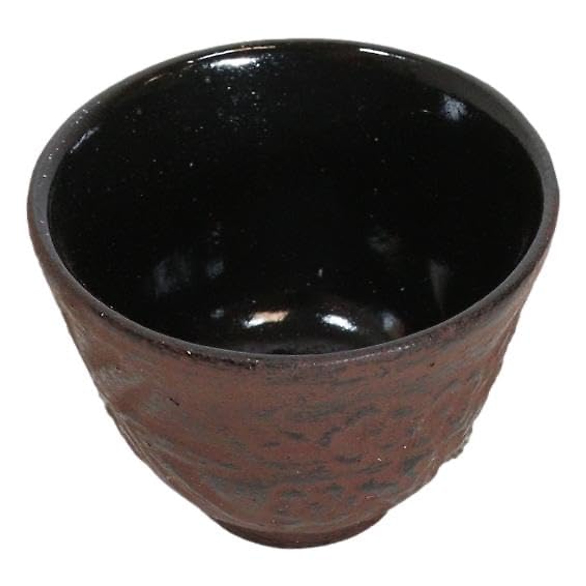 Ebros Gift Japanese Traditional Style Cast Iron Tea Bamboo Design In Red Burgundy Color Tea Cups Teacups Set Of 2 Drinkware Tetsubin Style Tea Service