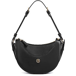 Missnine Shoulder Bag for Women Small Purse Vegan Leather Hobo Bags Crescent Clutch Purses Handbag Ladies Crossbody Bags