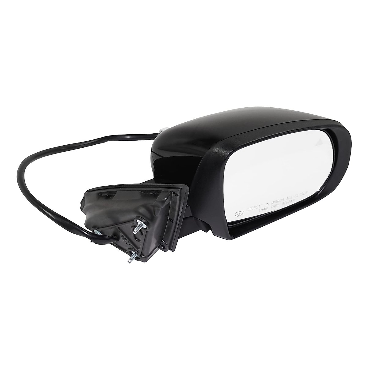 Kool Vue Driver & Passenger Side Power Heated Mirrors for Jeep Cherokee 2014-2018 Manual Fold With Signal Light, Blind Spot Monitor, Puddle Lamp & Auto-Dimming; Without Memory Paintable