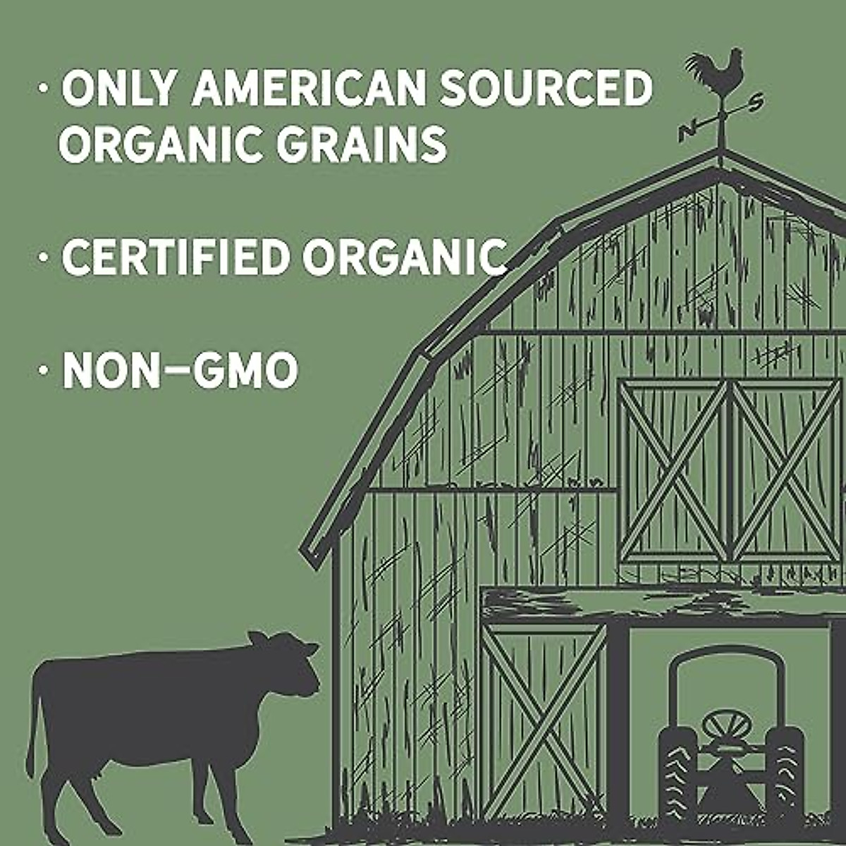 New Country Organics | Cattle Feed for Dairy Cattle | Soy-Free | 16% Protein | Certified Organic and Non-GMO | 40 lbs
