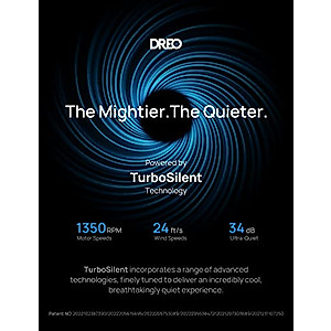 Dreo Smart Tower Fans for Home, 90° Oscillating Fan for Bedroom Indoors, Voice Control Floor Fan with 12H Timer, 42 Inch Quiet Bladeless Standing Fan with LED Display, 6 Speeds, Work with Alexa/Google