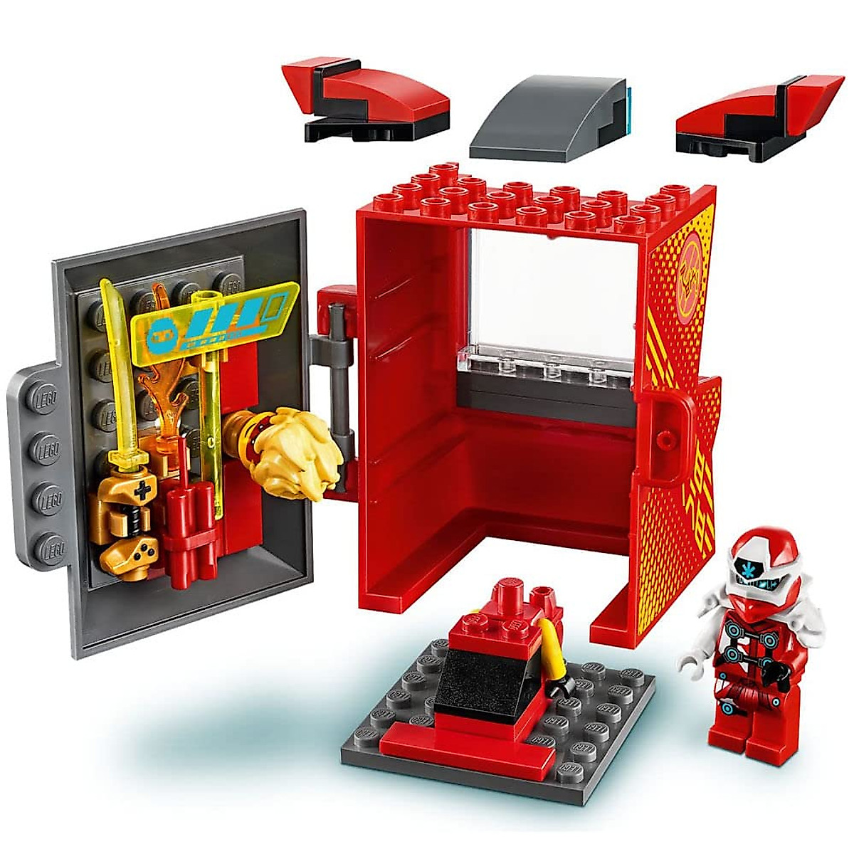 LEGO NINJAGO Kai Avatar - Arcade Pod 71714 Mini Arcade Machine Building Kit, New 2020 (49 Pieces)
