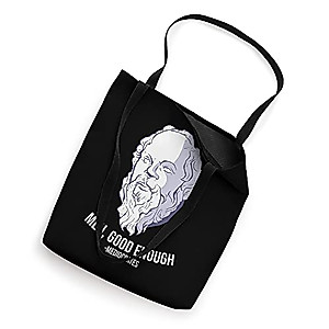 "Meh, good enough" - Mediocrates Meme Funny Philosophy Tote Bag