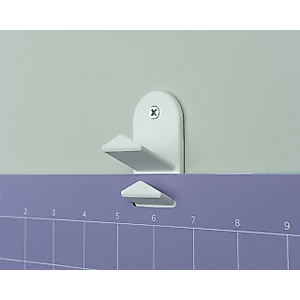 3 Pack Cutting Mat Hangers with Double Hooks (6 Hook Equivalent), Storage Holders Compatible with Cricut Explore One/Air/Air 2/Maker Cut Mats, Accessories for Cricut