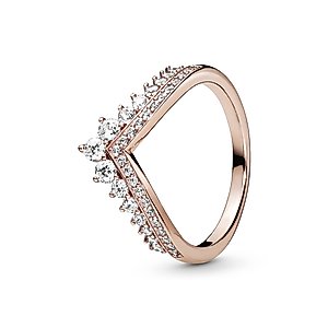 PANDORA Princess Wishbone, Clear CZ