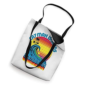 Cayman Islands Retro Throwback Surf & Beach Souvenir Tote Bag