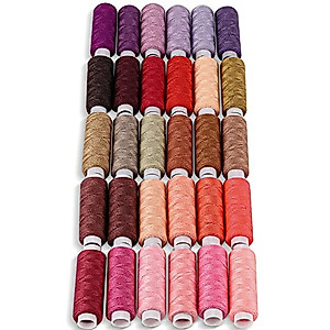 CiaraQ Sewing Threads Kits, 60 Colors Polyester 250 Yards Per Spools for Hand Sewing & Embroidery …