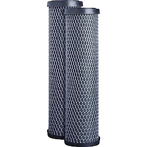 GE FXWTC Whole House Water Filter | Replacement for Water Filtration System | NSF Certified: Reduces Chlorine, Sediment, Rust & Other Impurities | Replace Every 3 Months for Best Results | 2 Filters