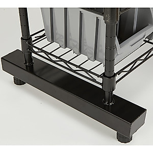 Strongway Wire Shelving Rack, Shelf Storage Bins Wire Shelving Rack with 12-Tier Single-Sided Design, Storage Bins for Shelves Storage Shelves Heavy Duty (Grey)