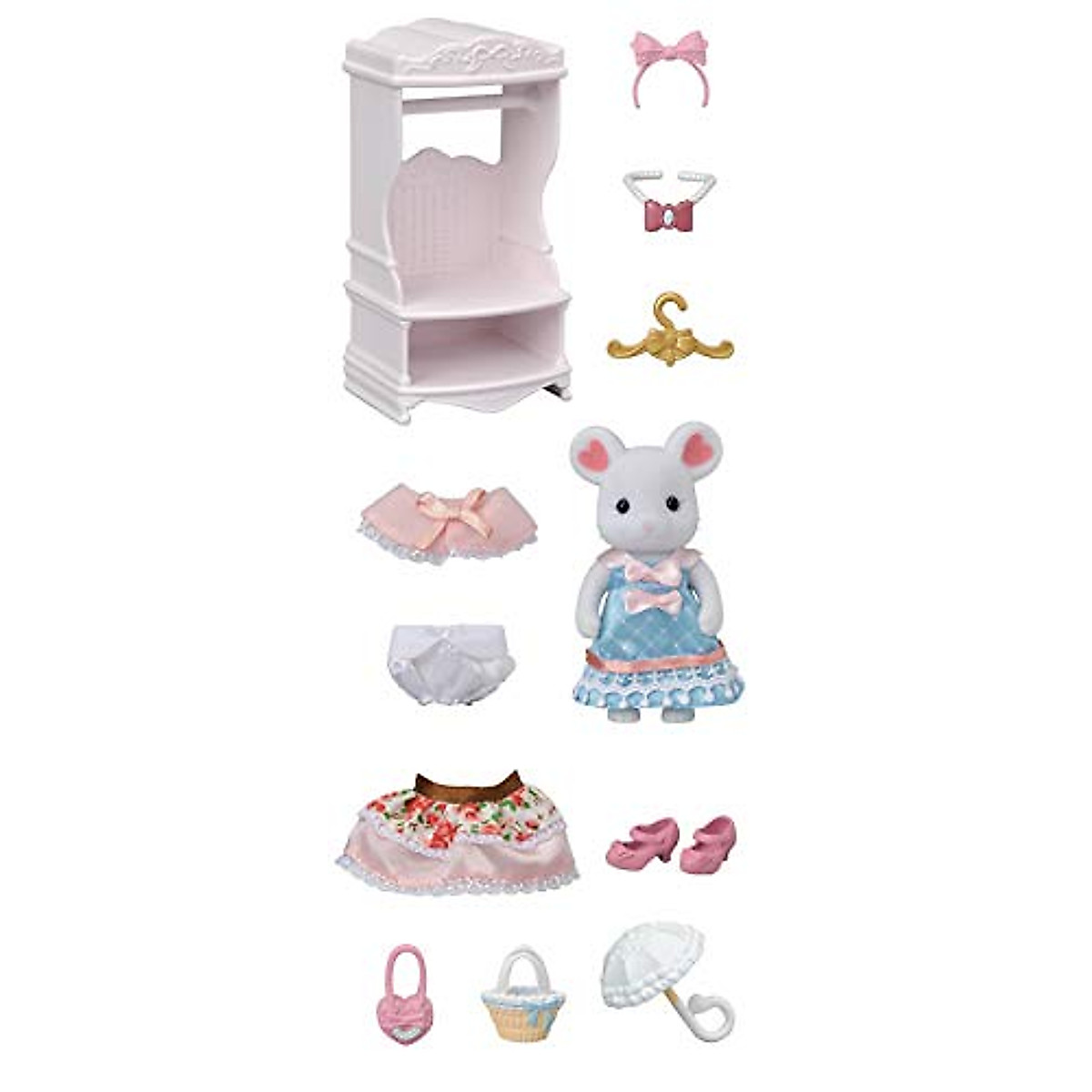 Calico Critters Fashion Playset, Town Girl Series - Sugar Sweet Collection - Unleash Fashion Creativity with This Stylish Playset!