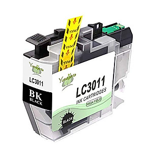 Yumagenta Compatible Ink Cartridge with New Updated Chips Replacement for Brother LC-3011 to use with MFC-J690DW MFC-J895DW MFC-J491DW MFC-J497DW Printer(2 Black, 1 Cyan, 1 Magenta, 1 Yellow,5-Pack)