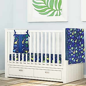 TANOFAR Nursery Diaper Stacker, Dinosaur Diaper Organizer, 2pcs Diaper Stacker Boys, Easy Access & Dustproof Diaper Bag Portable Hand, Dinosaur