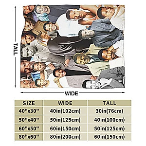 Blanket Denzel Washington Soft and Comfortable Wool Fleece Throw Blankets for Sofa Office car Camping Yoga Travel Home Decoration Cozy Plush Beach Blanket Gift