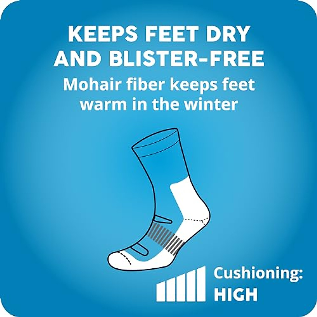 Balega Blister Resist Performance Crew Athletic Running Socks for Men and Women (1 Pair), Black, Medium