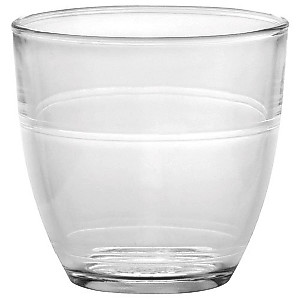 Duralex Made In France Gigogne Glass Tumbler Drinking Glasses, 3.13 ounce - Set of 6, Clear