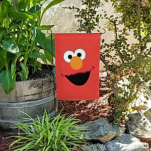 Sesame Street Elmo Face Garden Yard Flag