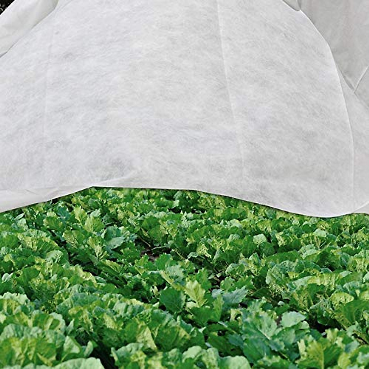 KHBNHJ Weed Barrier or Plant Covers Freeze Protection, Garden Landscape Fabric Heavy Duty Ground Cover,Premium Control Weed Block Garden Mat for Gardens(4.9x26.2FT), 210201YF28-2-10419-1557554701