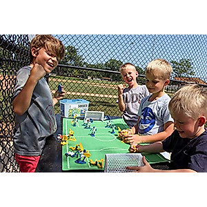 Soccer Guys - Navy/Black vs Blue/White - Sports Action Figures That Inspire Endless Hours of Creative Play in Kids Who Love Sports. Agest 3+