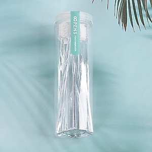 HiTuYi 16 Pieces Adult Toothbrush Travel Full Head Super Soft Toothbrush Suitable for Sensitive Teeth and gingival Atrophy