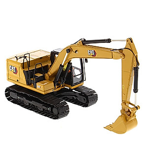 Diecast Masters 1:50 Caterpillar 320 Hydraulic Excavator | High Line Series Cat Trucks & Construction Equipment | 1:50 Scale Model Diecast Collectible | Diecast Masters Model 85569
