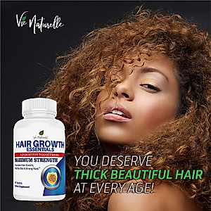 Vie Naturelle Hair Vitamins for Faster Hair Growth with 29 Vitamins for Women & Men - Hair Pills - Hair Vitamin Supplements for Hair Loss Treatments for Women & Men (90 Capsules)