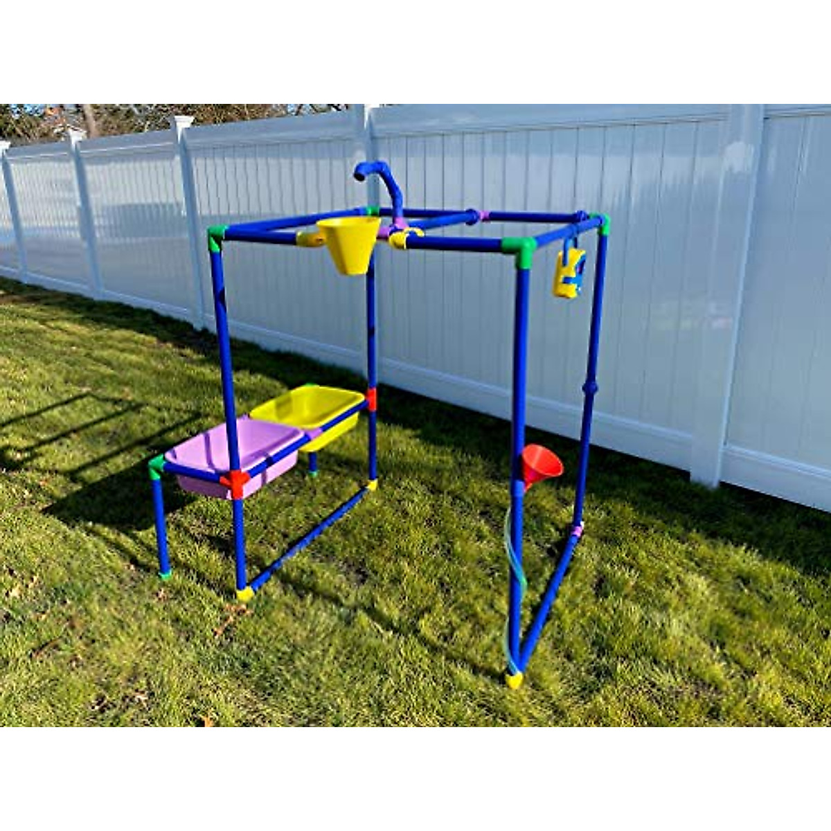 Buckets Of Fun RPBOF Sprinkler for Kids, Waterpark Splash Plastic Toy Backyard Water Park for Children & Toddlers, One Size, Multicolor