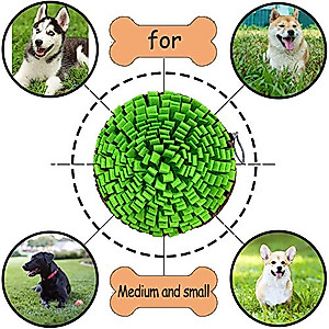 Pet Snuffle Mat for Dogs,Interactive Feed Puzzle for Boredom,Encourages Natural Foraging Skills for Cats Rabbits Dogs Bowl, Dog Treat Dispenser Indoor Outdoor Stress Relief,Travel Portable and Compact