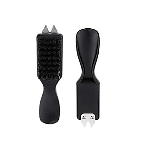 2 Pieces Mud Brush for Boots Golf Shoes Brush Stiff Bristles Shoe Brush|Cleaner Dirt Remover Tools Mud Remover with Spike Wrench fit for Hiking Shoes Farm and Walking Boot Brush