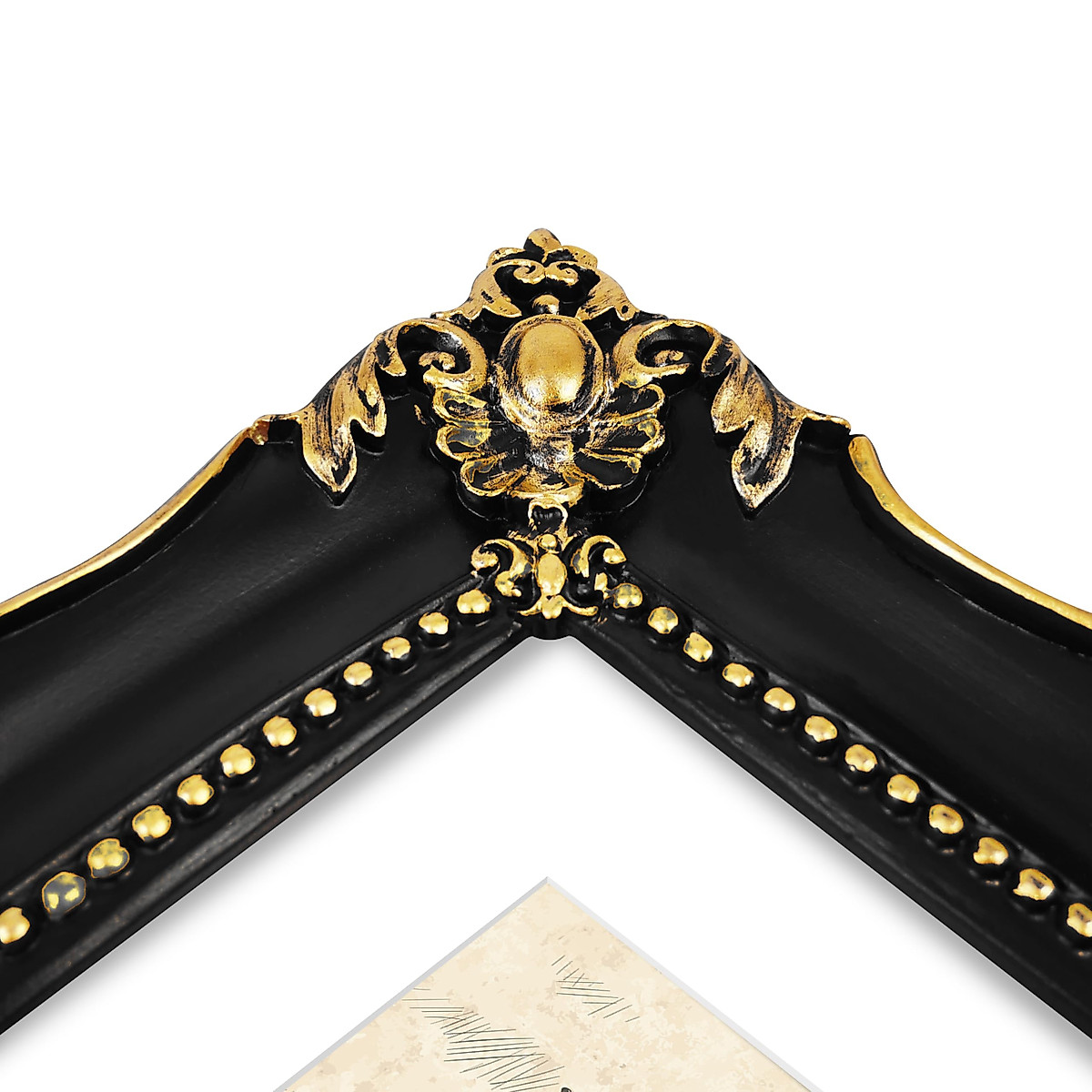 SIMON'S SHOP 11x14 Picture Frames Photo Frame in Black, Vintage Looking Wall Mounting Photo Frames