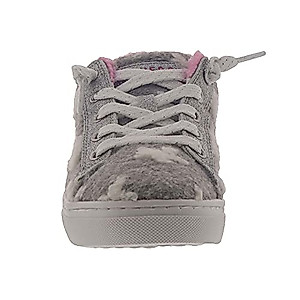 Skechers Kids Girls Street Goldie-Generation Cozy Sneaker, Grey/Pink, 2 Little Kid