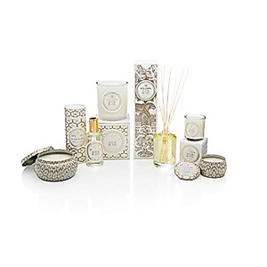 Voluspa Suede Blanc Classic Maison Candle, 100 Hour 12 oz