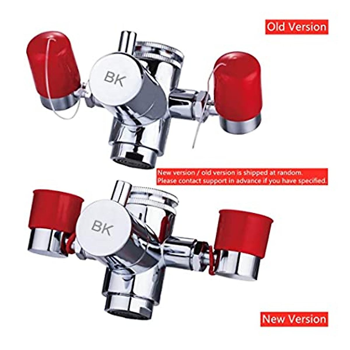 Eyewash Station with Covers, Faucet Mounted Eyewash Station Sink Attachment, Continuous Flow, First AID Emergency Eye Flush Shower for Sink, 100% ANSl Z358 Standard