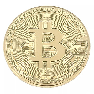 Bitcoin Challenge Coin Deluxe Collector's Set Featuring The Limited Edition Original Commemorative Tokens - 2 Pcs with Random Color and Design