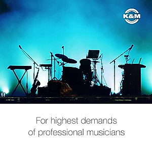 K&M - König & Meyer 15240.000.55 - Flugelhorn In-Bell 5 Leg Stand - Professional Grade for all Musicians - Lightweight & Compact - Stable Secure Base - German Made - Black