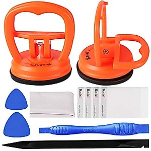 Kaisiking 11 PCS Screen Suction Cup Kit LCD Screen Opening Tools Screen Replacement Tools for iPad, iMac, MacBook, Tablet, Laptop, iPhone, Samsung, Huawei, Etc.