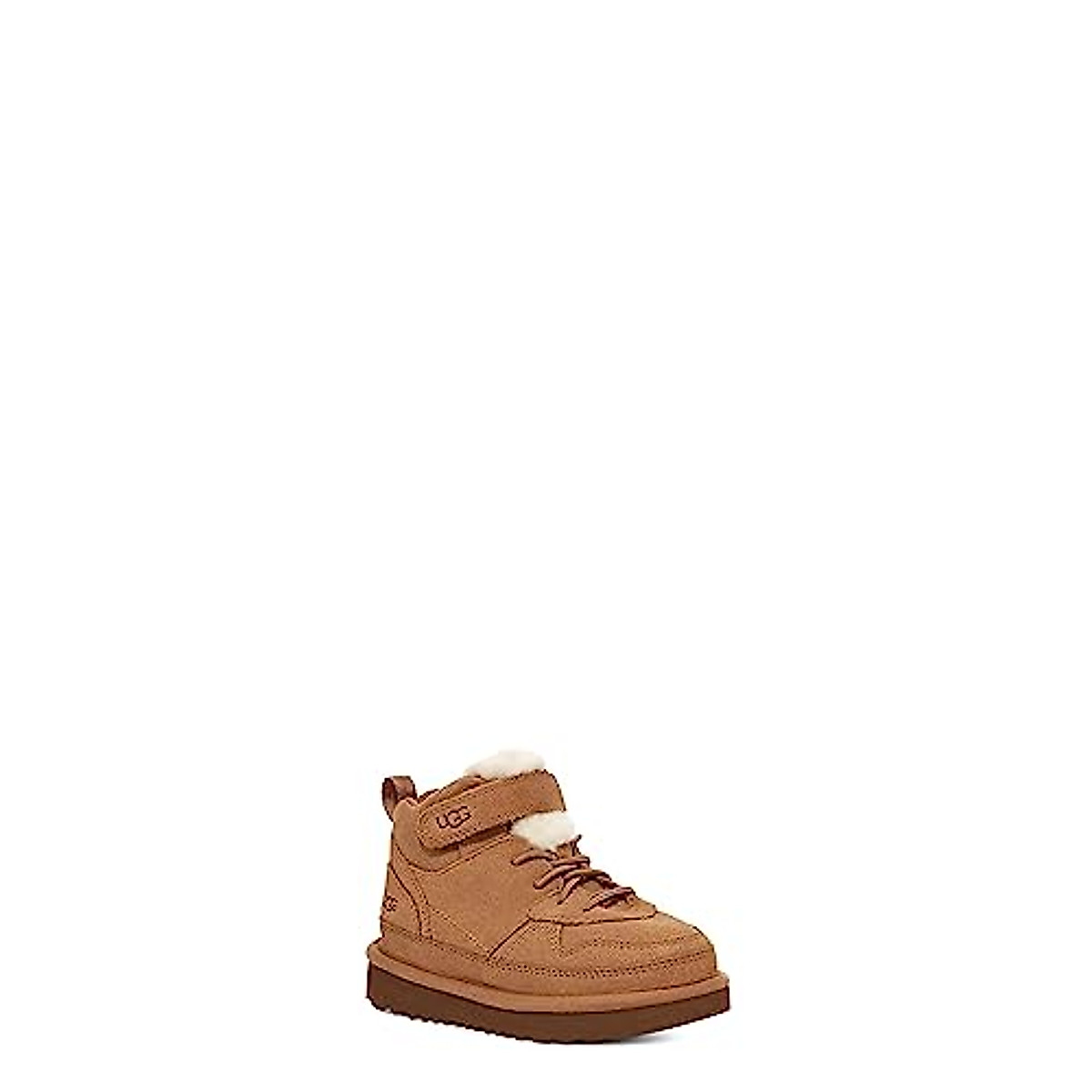 UGG Unisex-Child Highland Hi Heritage Sneaker, Chestnut, 12 Toddler