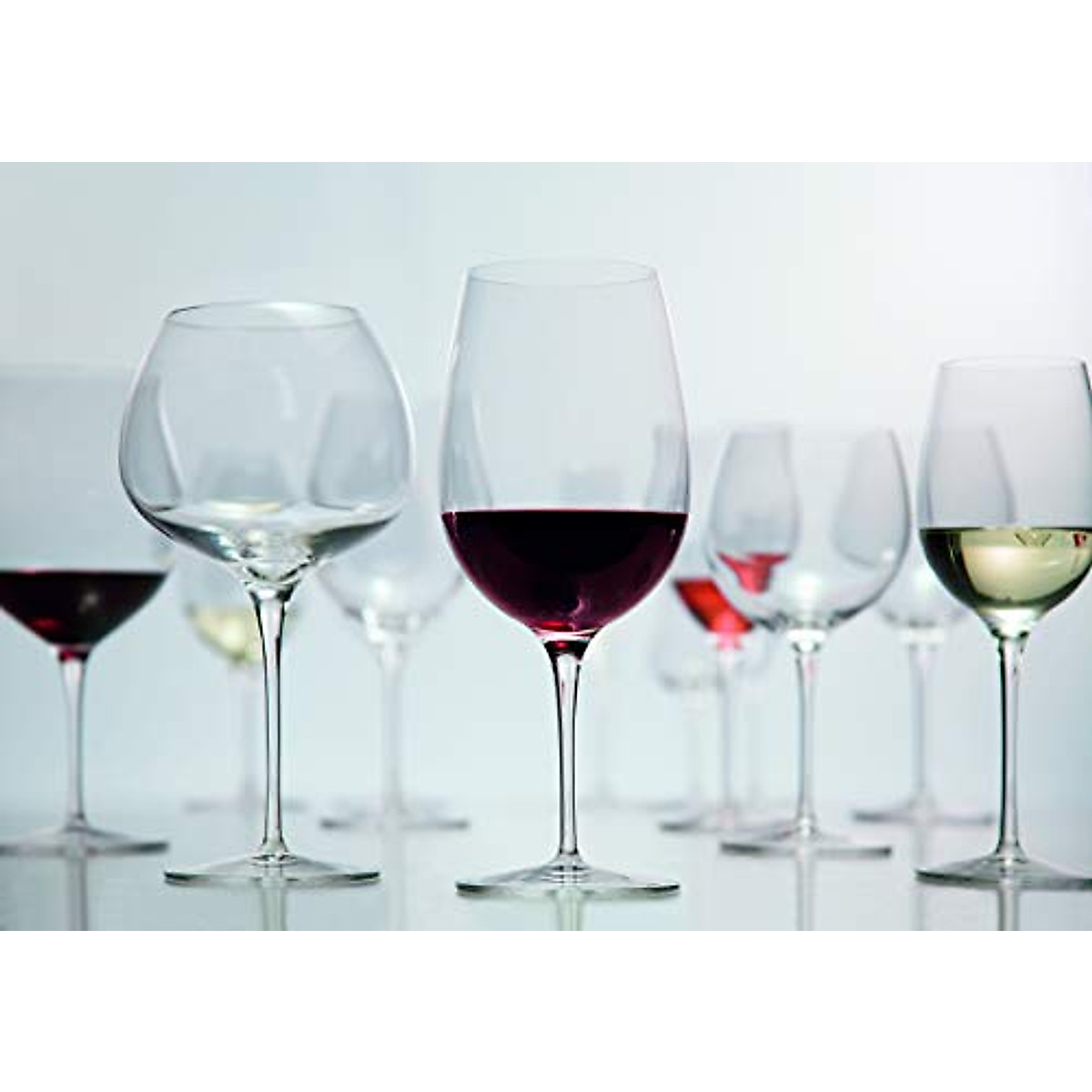 Luigi Bormioli Vinoteque 20 oz Ricco Red Wine Glasses, 6 Count (Pack of 1), Clear