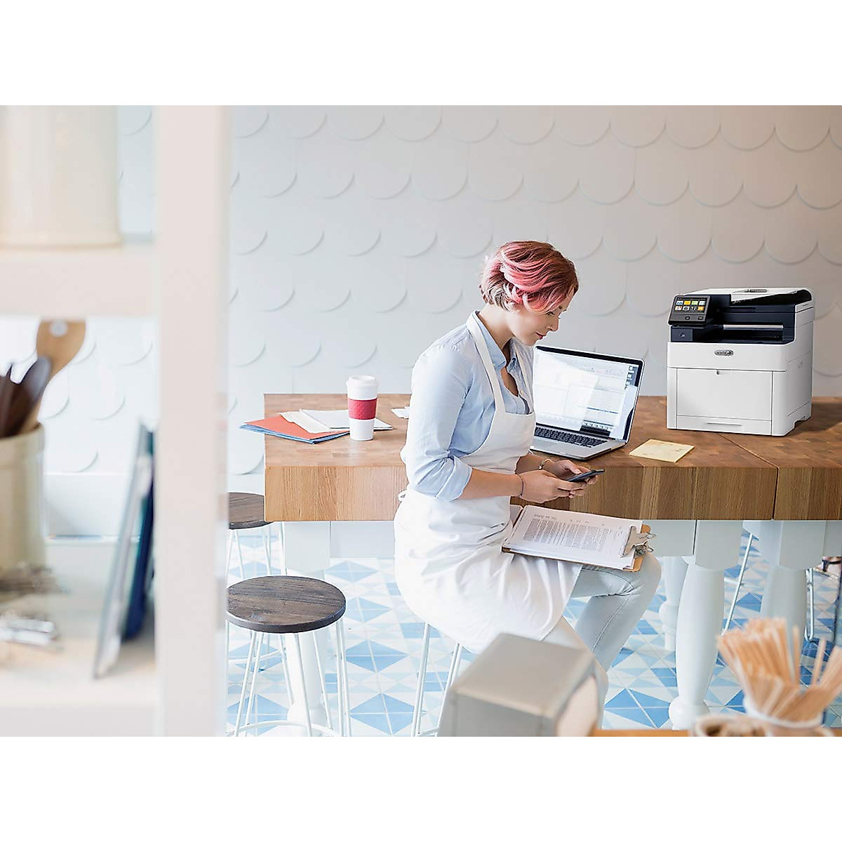 Xerox WorkCentre 6515/DNI Color Multifunction Printer, Amazon Dash Replenishment Ready