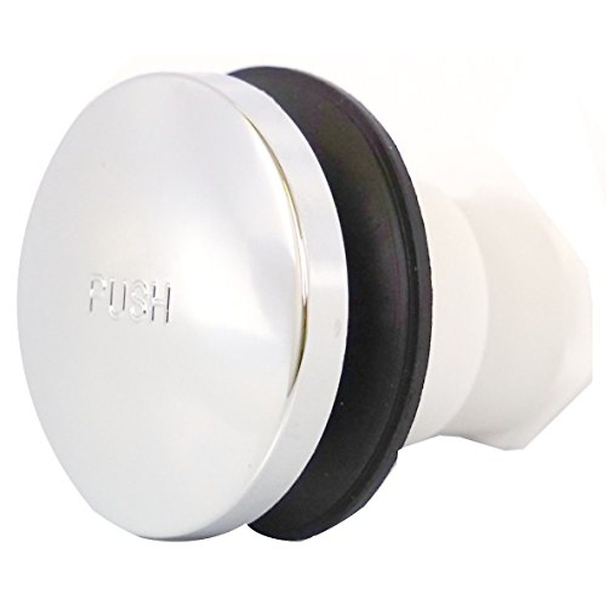 LASCO 03-4903 Tip-Toe Style, 3/8-Inch Thread Bathtub Drain Stopper, Chrome Plated