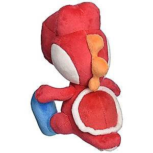 Little Buddy 1389 Super Mario All Star Collection Red Yoshi Plush, 7"