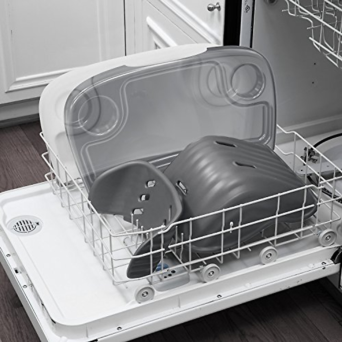 Ingenuity Infant-to-Toddler SmartClean ChairMate High Chair Booster Seat - Slate , 22.25x21.25x24 Inch (Pack of 1)