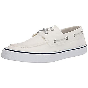 Sperry Men's Bahama II Boat Shoe, SW White, 10 M US