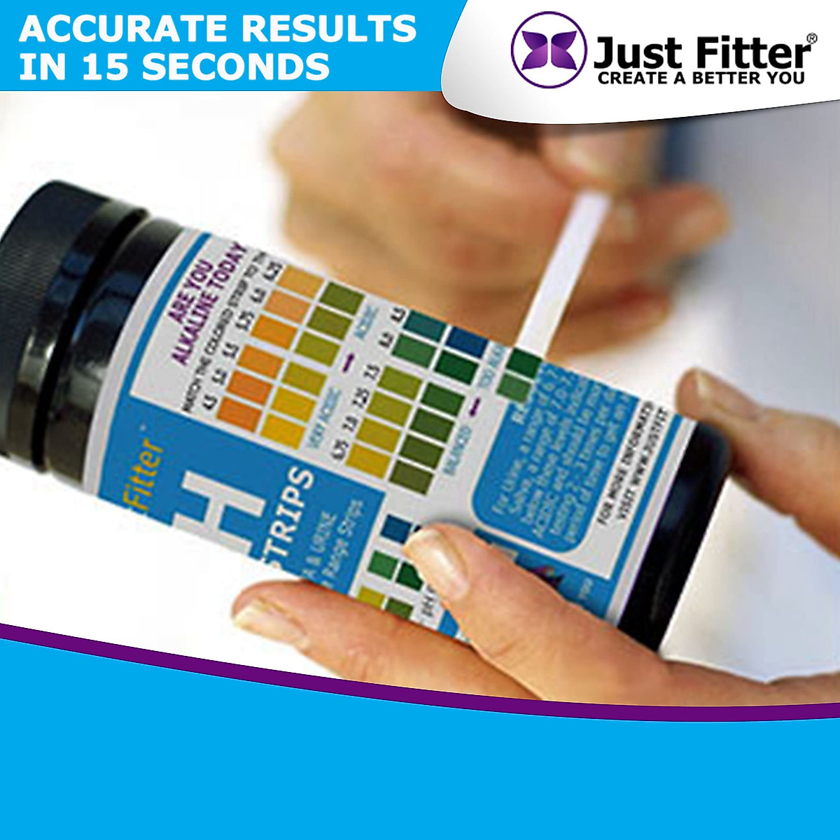 pH Test Strips for Testing Alkaline and Acid Levels in The Body. Track & Monitor Your pH Level Using Saliva and Urine. Get Highly Accurate Results in Seconds. (1)