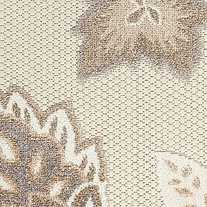 Nourison Aloha Indoor/Outdoor Beige 3'6" x 5'6" Area -Rug, Easy -Cleaning, Non Shedding, Bed Room, Living Room, Dining Room, Deck, Backyard, Patio, High Traffic (4x6)