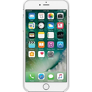 kate spade new york Protective Hardshell Case for iPhone 8 Plus, iPhone 7 Plus, iPhone 6s Plus & iPhone 6 Plus - Hollyhock Floral Clear / Cream with Stones