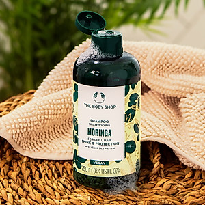 The Body Shop Moringa Shine & Protection Shampoo, For Dull Hair, Vegan