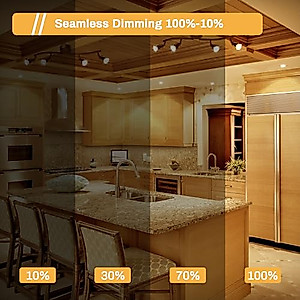 DORESshop GU10 Bulb, Halogen 120V 50W, Dimmable, GU10 Light Bulb for Track&Recessed Lighting, Gu10 Base Bulb, 50W, Warm White,3 Pack