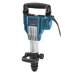 BOSCH DH1020VC Inline Demolition Hammer, BluewithBOSCH HS1910 Scaling Chisel 3-Inch by 12 Inch SDS max